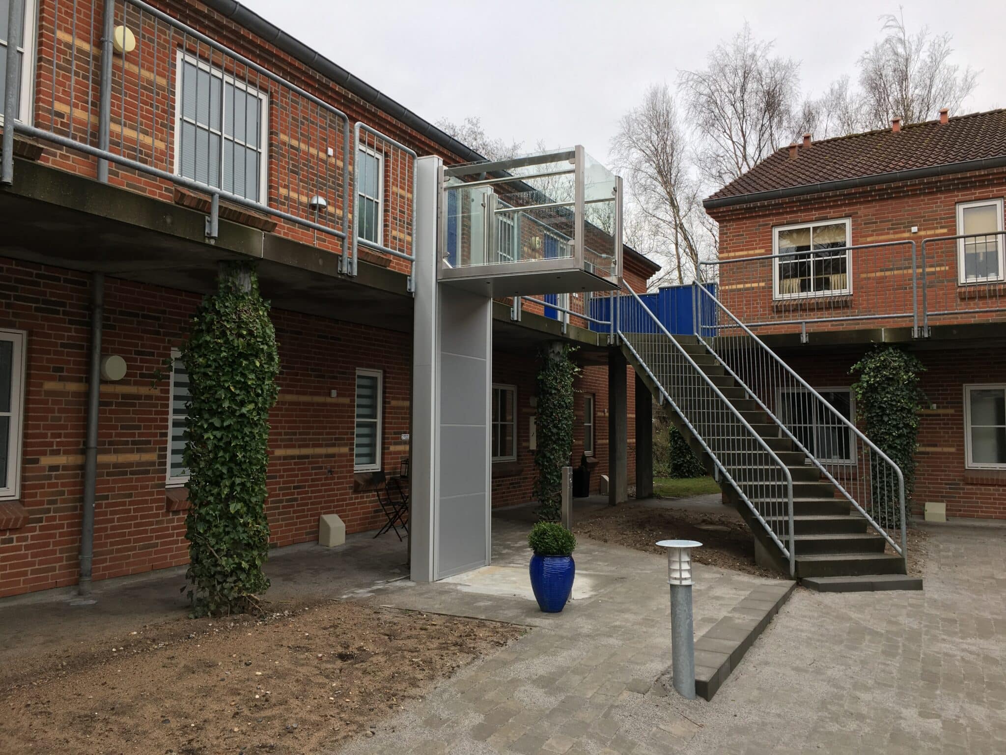 Open Style Platform Lift | Level Access Lifts Ltd